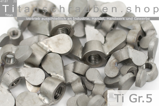 Titanium | Wing Nuts | Gr.5 | DIN 315
